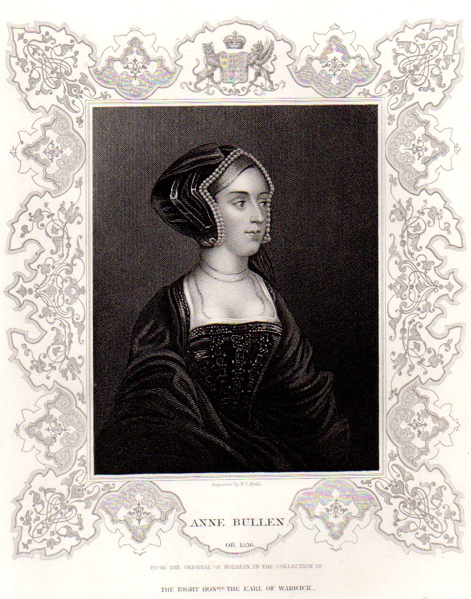 Anne Boleyn 1500-1536 Second Queen of Henry VIII | Antique Portrait