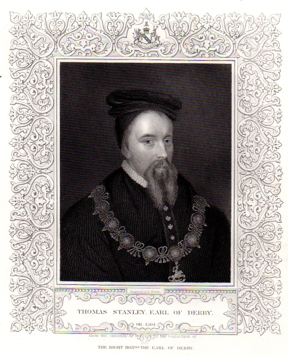 Thomas Stanley, 1st Earl of Derby 1433-1504 | Antique Portrait
