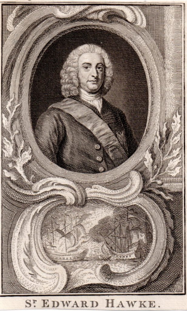Sir Edward Hawke, first Baron Hawke 1705-1781 | Antique Portrait
