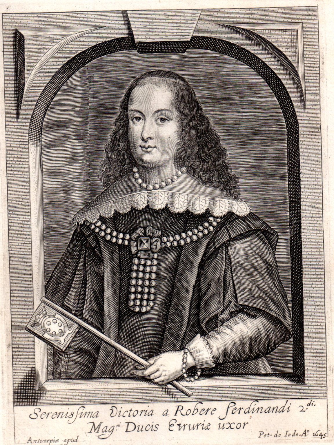 Vittoria della Rovere 1622-1694 | Antique Portrait